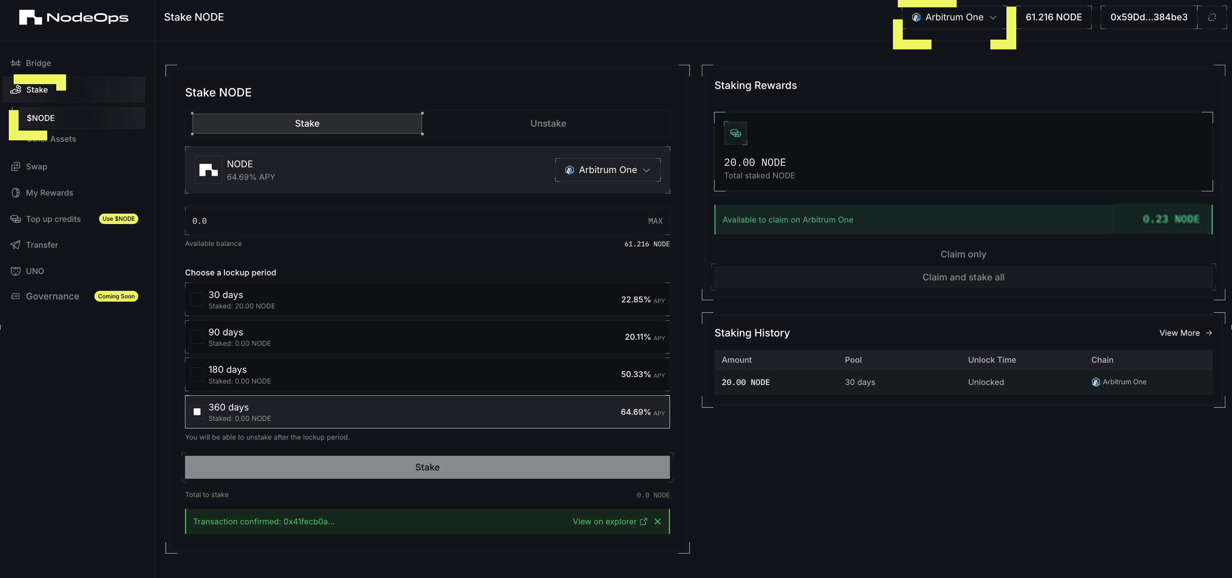 Portal | DeFi Services | NodeOps Network